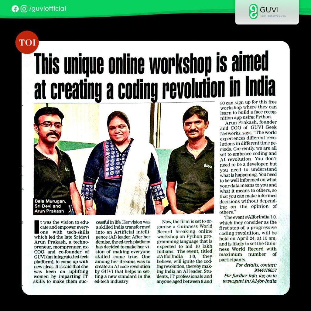 10 Years of GUVI: A Stellar Journey of Redefining Ed-Tech - GUVI Blogs
