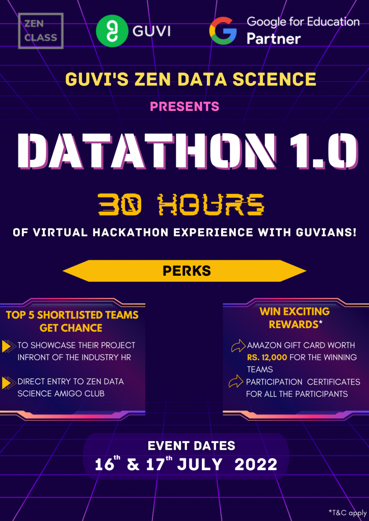 Unboxing The Exclusive LIVE METAVERSE DATATHON 1.0 - GUVI Blogs