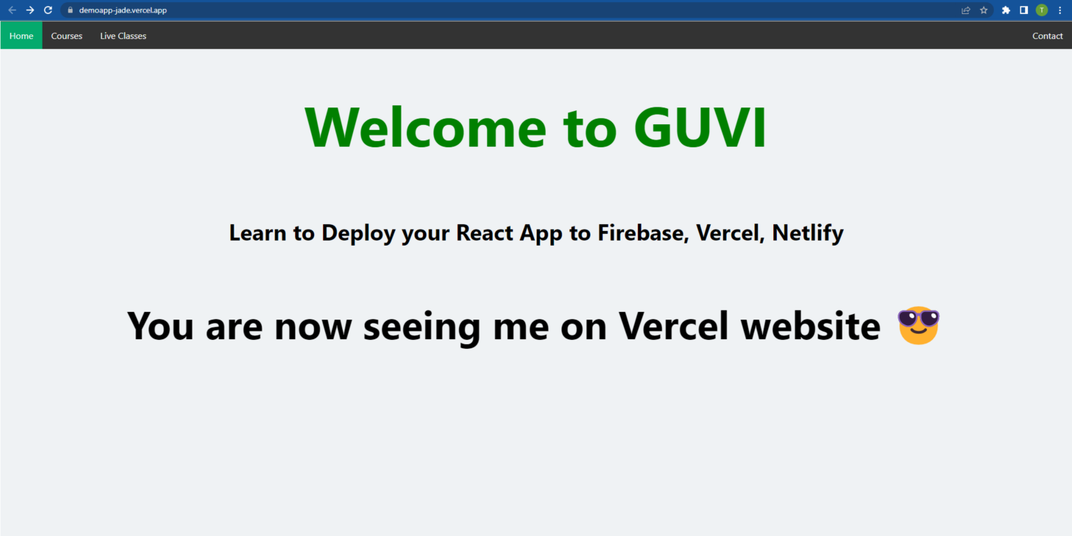 Deploy a React app for Free To Firebase, Vercel & Netlify - GUVI Blogs