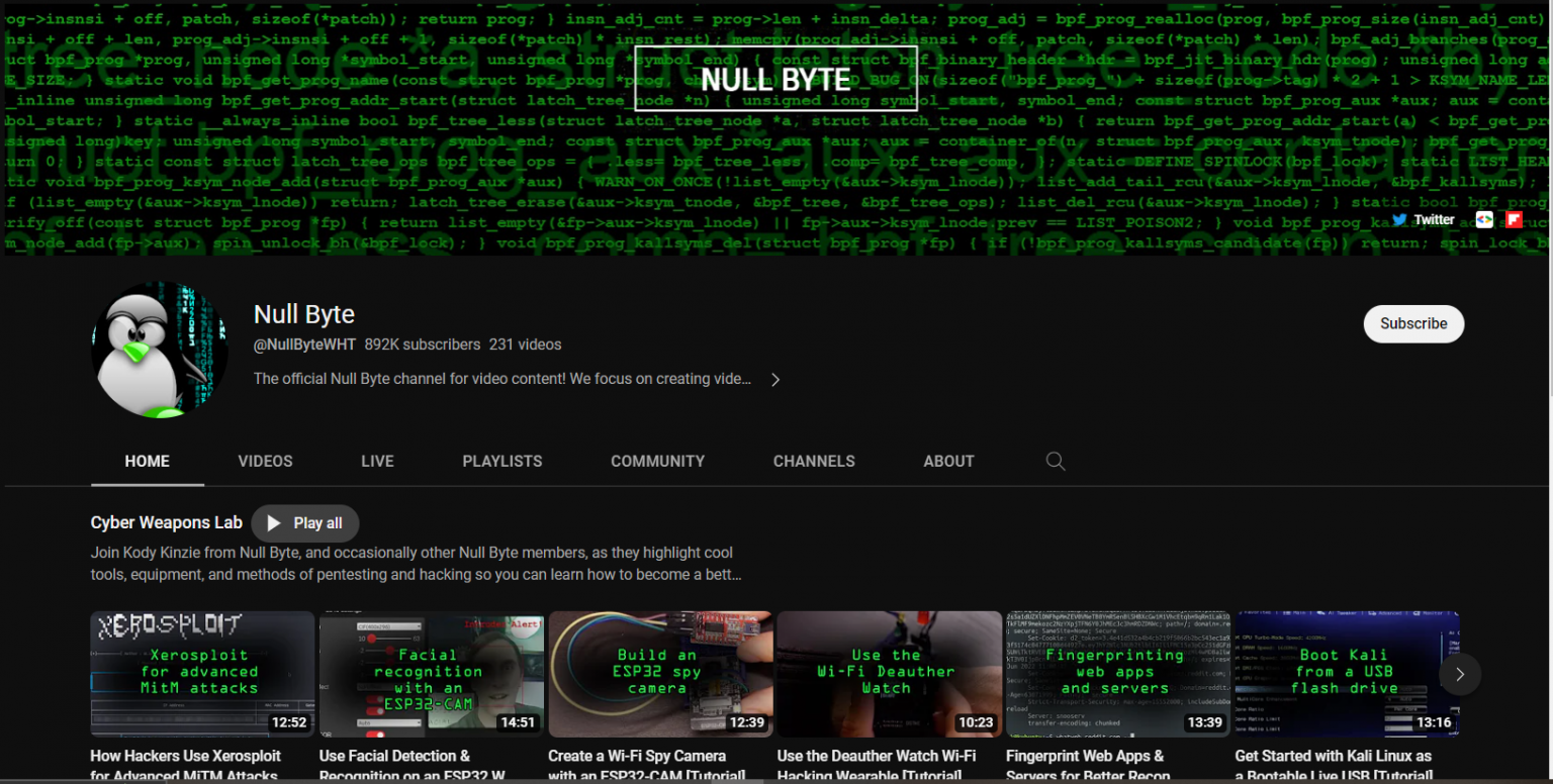 Top 19 YouTube Channels to Learn Ethical Hacking in 2022