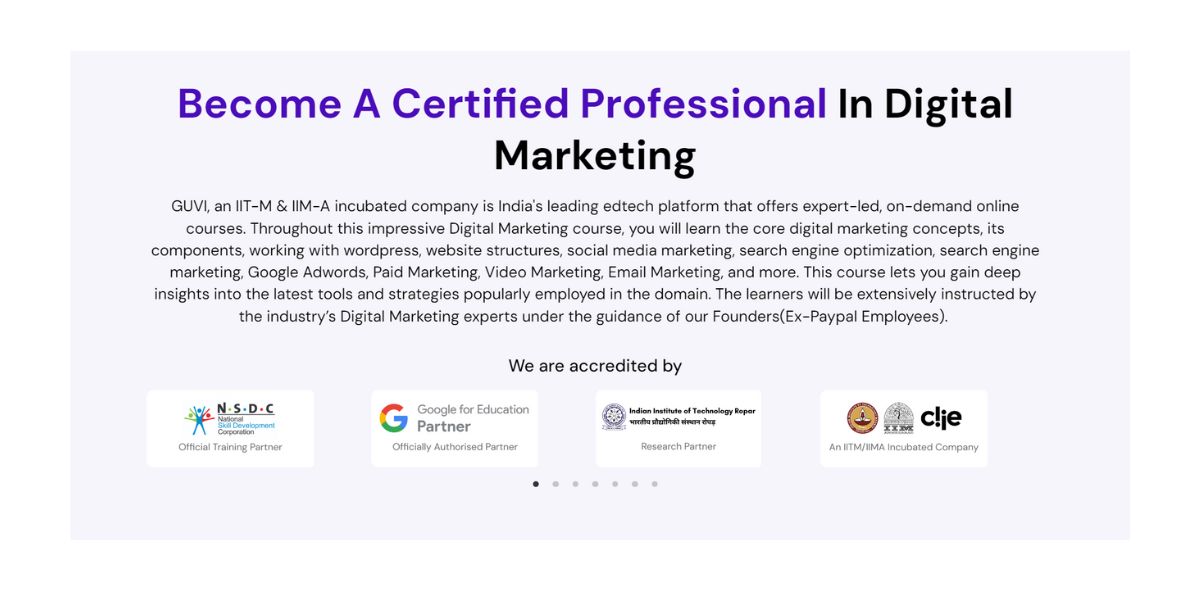 8 Best Digital Marketing Courses for Everyone |2024 - GUVI Blogs