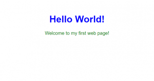 Create a Simple "Hello World" Page Using HTML [Source Code]