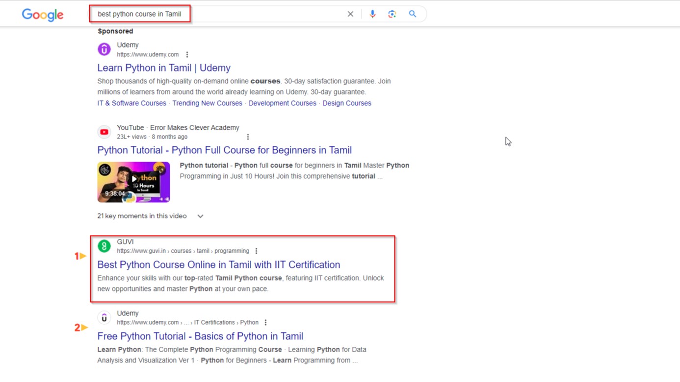 Top 10 SEO Techniques For Better Ranking [Updated] | GUVI
