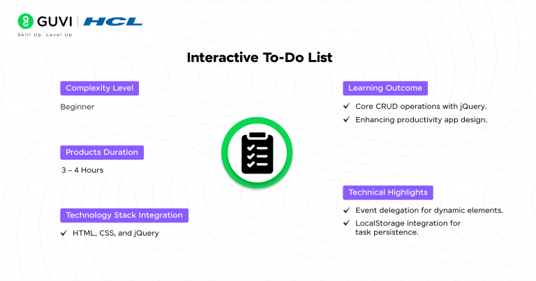 Top 20+ jQuery Project Ideas with Source Code for All Levels