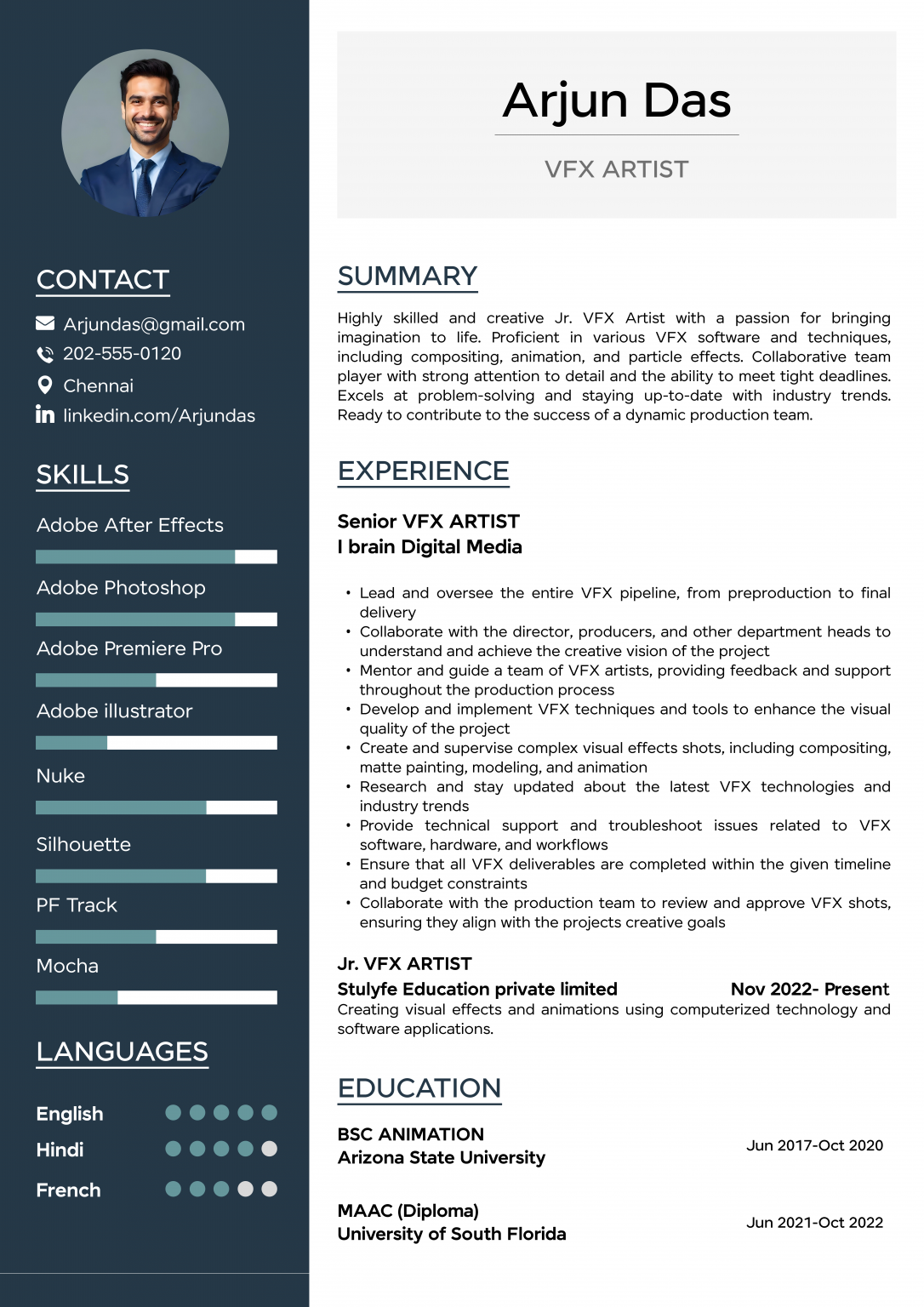 VFX Artist Resume: A Comprehensive Guide With Examples