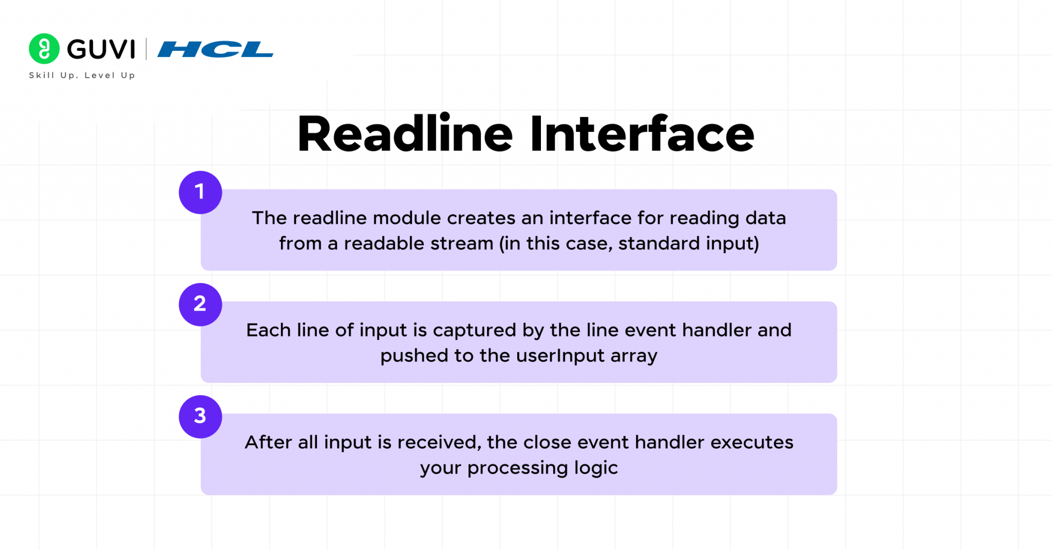 Providing Custom User Inputs Using Node JS