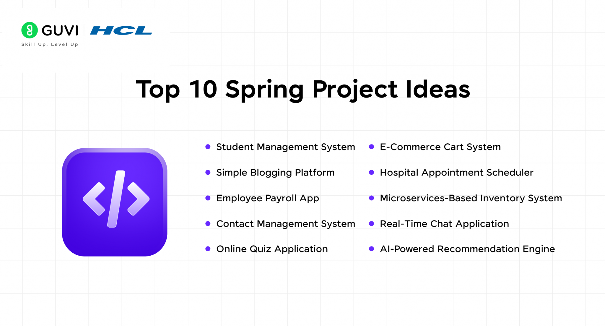 Top 10 Spring Project Ideas [With Source Codes]