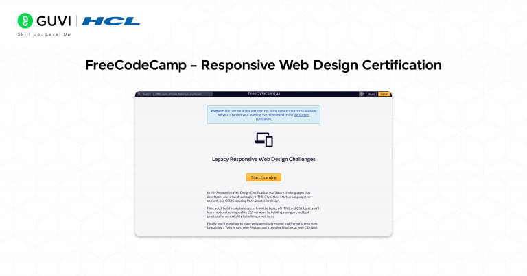 Free HTML Course with Certificate