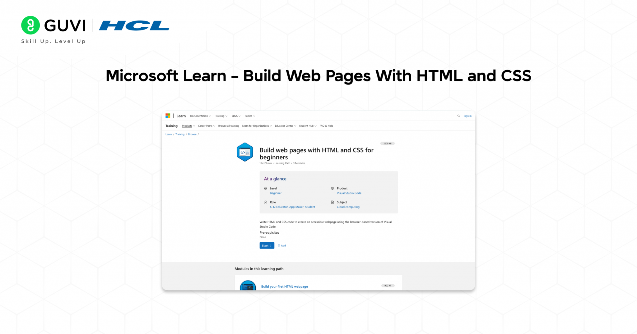 Free HTML Course with Certificate