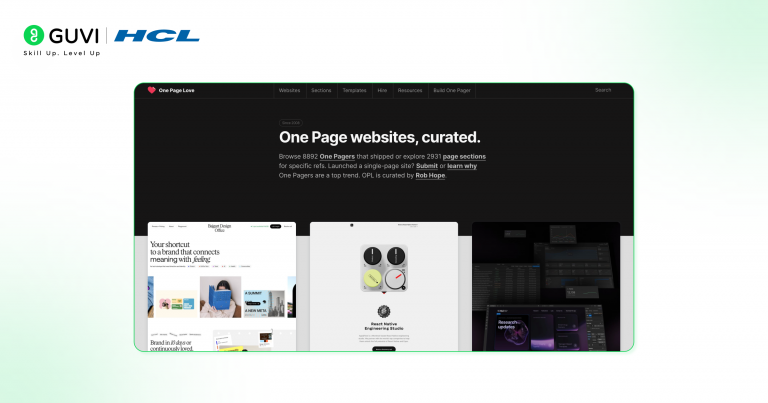 10 Websites of CSS Designs for Inspiration