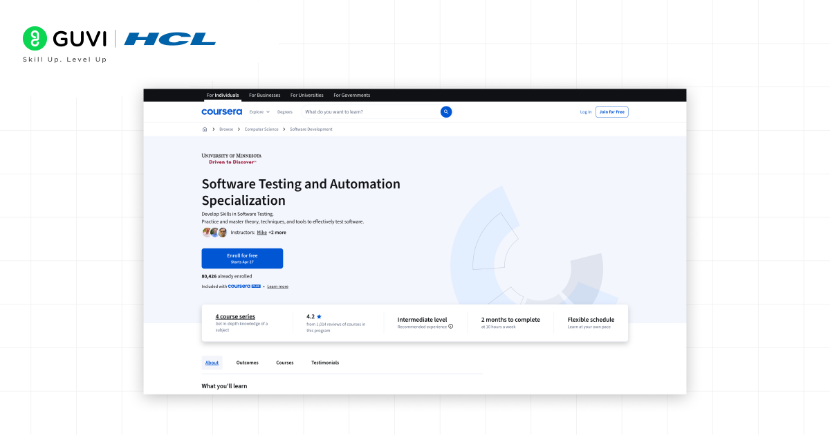 8 Best Online Automation Testing Courses in 2026